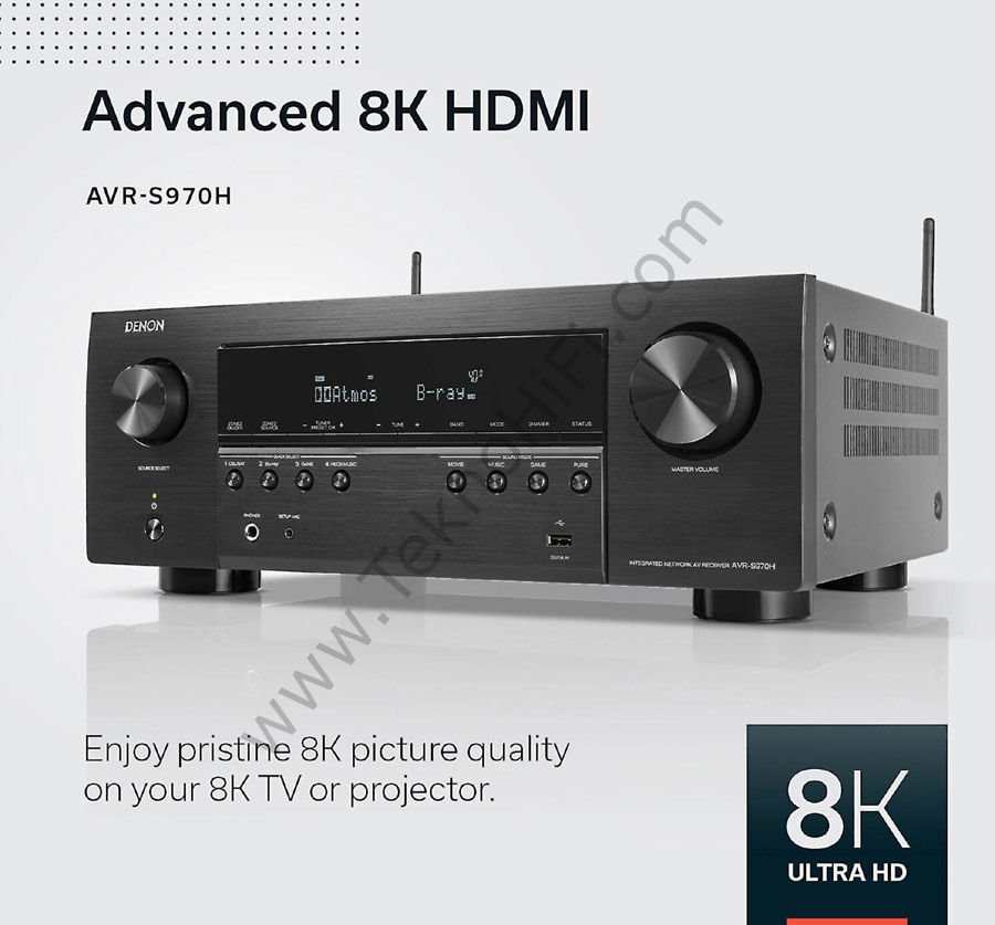 Denon AVR-S 970H 7.2 Kanal 8K Network A/V Receiver